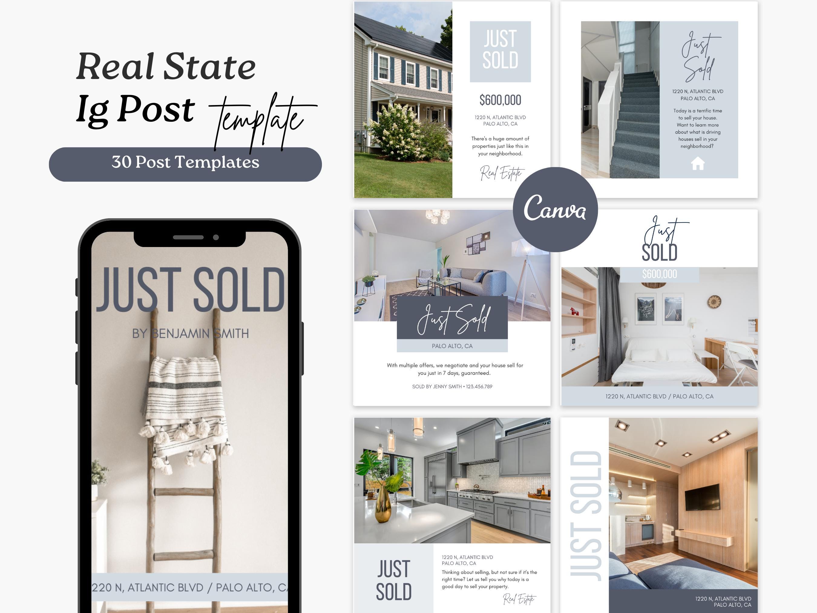 Just Sold Social Media Posts Listing Updates Just Sold Instagram Posts ...