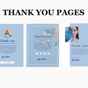 Blue Ebook Template Theme, PLR Light Blue Ebook Canva Template, Lead ...