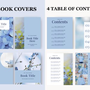 Blue Ebook Template Theme, PLR Light Blue Ebook Canva Template, Lead Magnet, Resell Rights, PLR ...