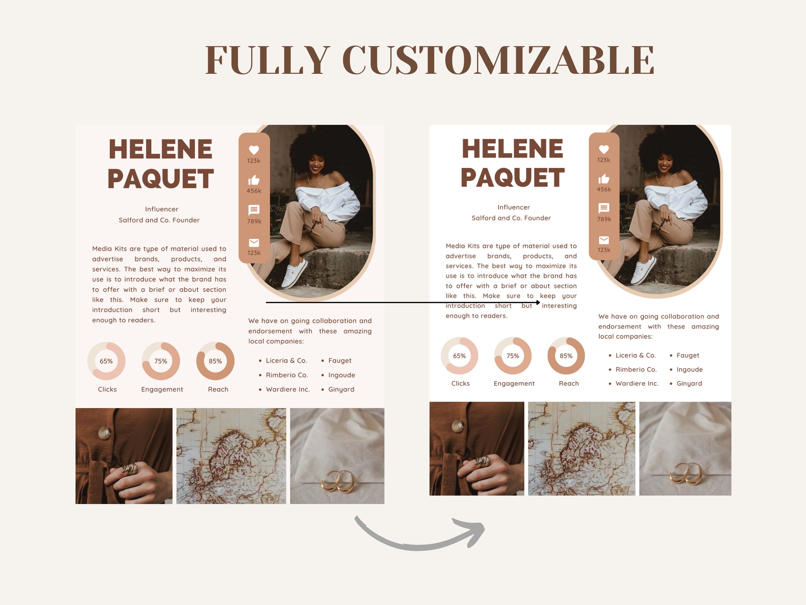 Social Media Statistic Kit | Instagram Media Kit| Influencer Rate Sheet ...