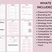 Editable Pink Marketing Canva Planner Template, Marketing Canva Planner ...