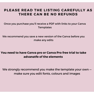 Editable Pink Marketing Canva Planner Template, Marketing Canva Planner ...