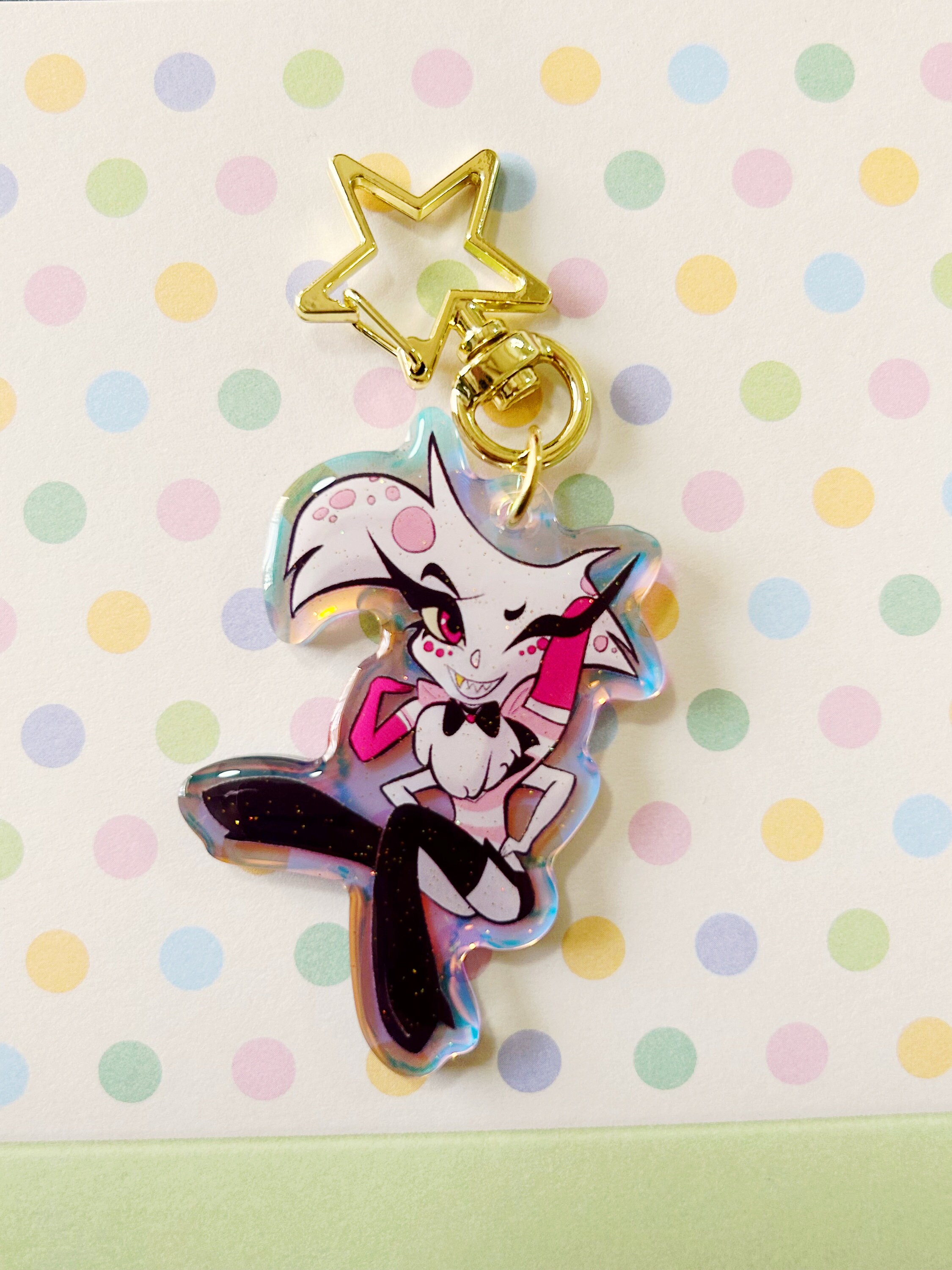 Hazbin Hotel Inspired Acrylic Keychains - Etsy