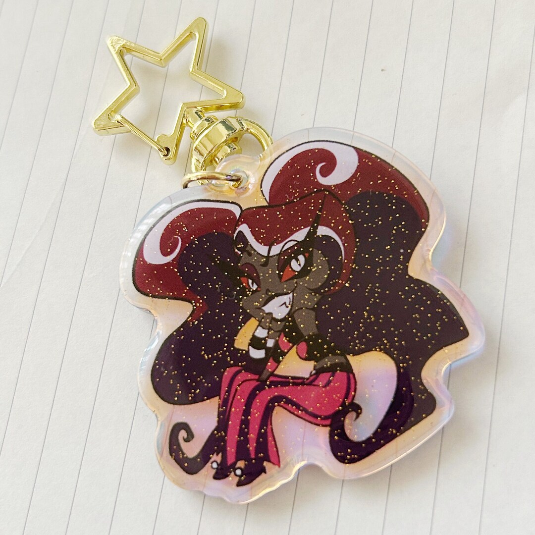 Velvette Hazbin Hotel Inspired Rainbow Acrylic Chibi Keychain - Etsy Canada