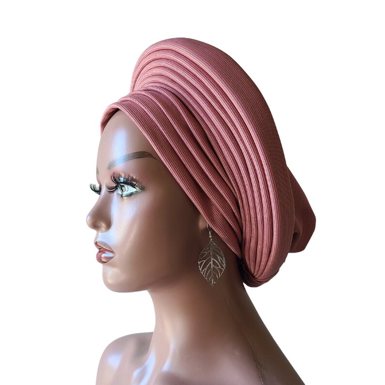Handmade African Turban Gele Headwrap one Size Fits Most Stretchy ...