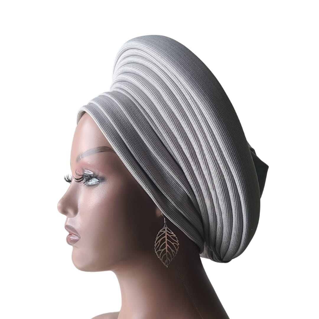 Handmade African Turban Gele Headwrap, Auto Gele, One Size Fits Most ...
