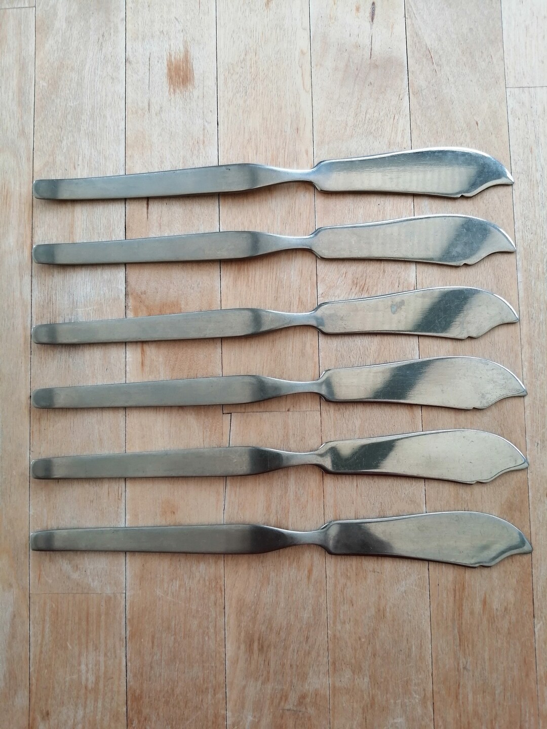 Charming 1970's Vintage Set of 6 Viners Empire Profile Stainless Steel ...