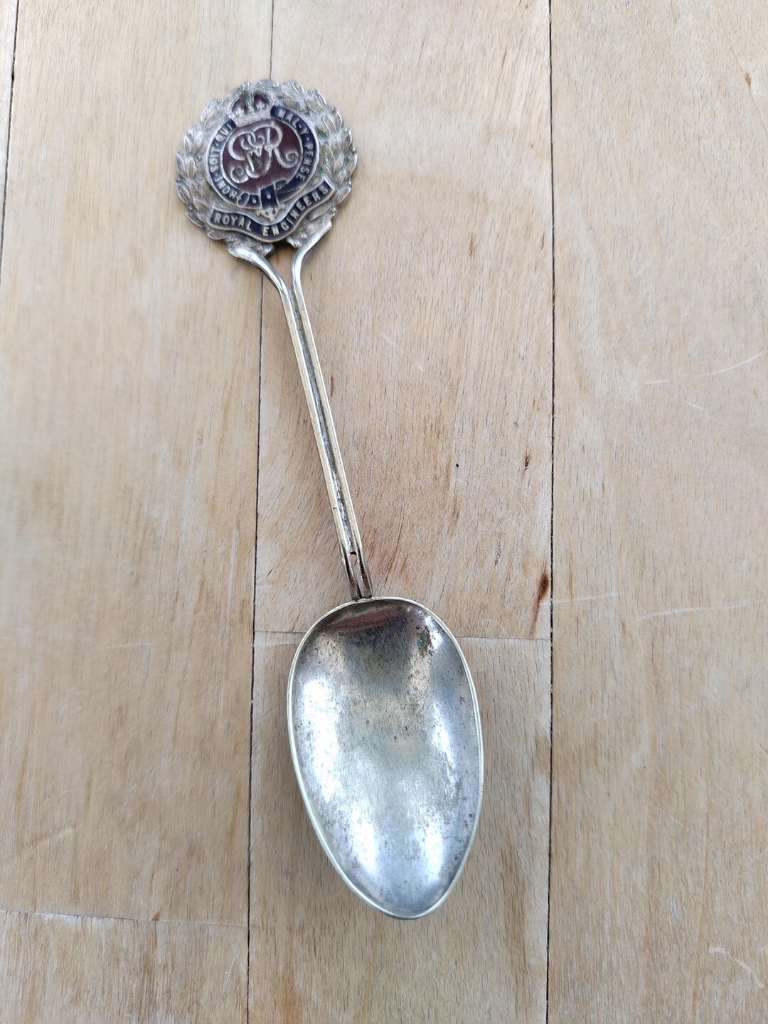 Iconic Vintage Pre WWII British Army GRV Royal Engineers Silver ...
