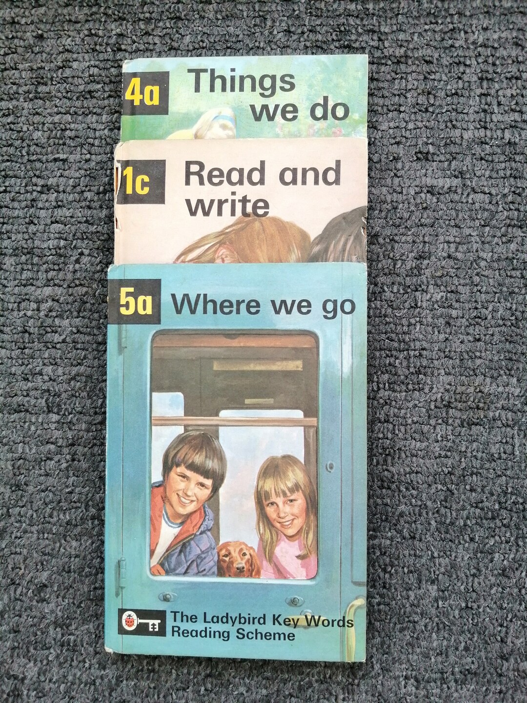 Educational 1960's Vintage Collection of Hardback Ladybird Reading ...