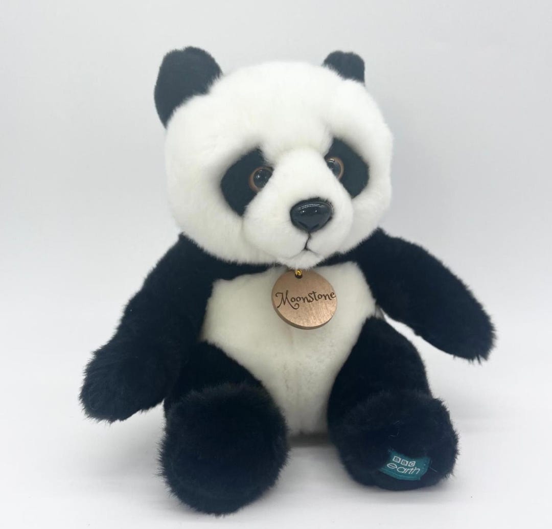 Moonstone the Panda Upcycled Soft Toy by Second Hugs / Recycled ...