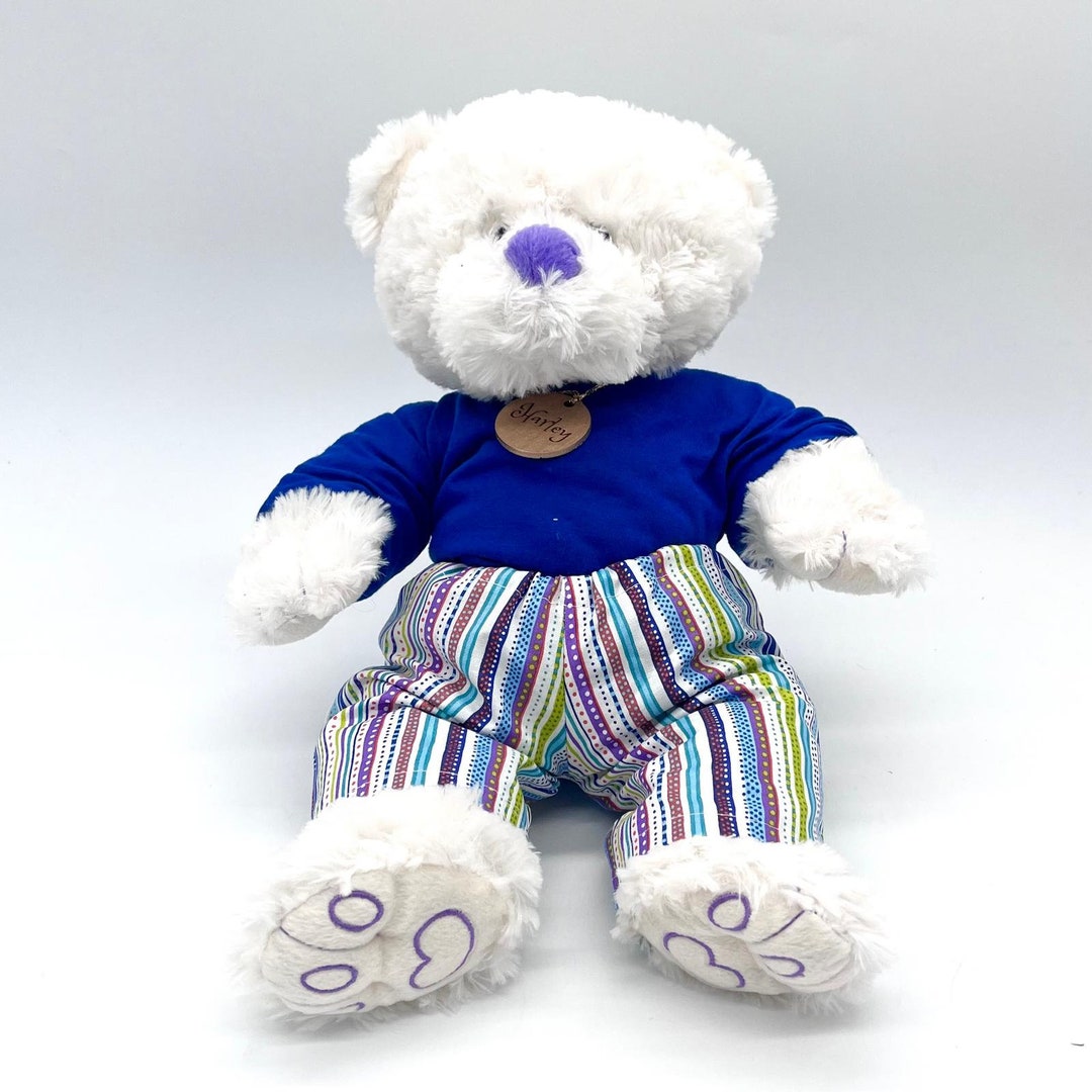 Harley the Bear Upcycled Soft Toy by Second Hugs / Teddy Bear Soft Toy ...