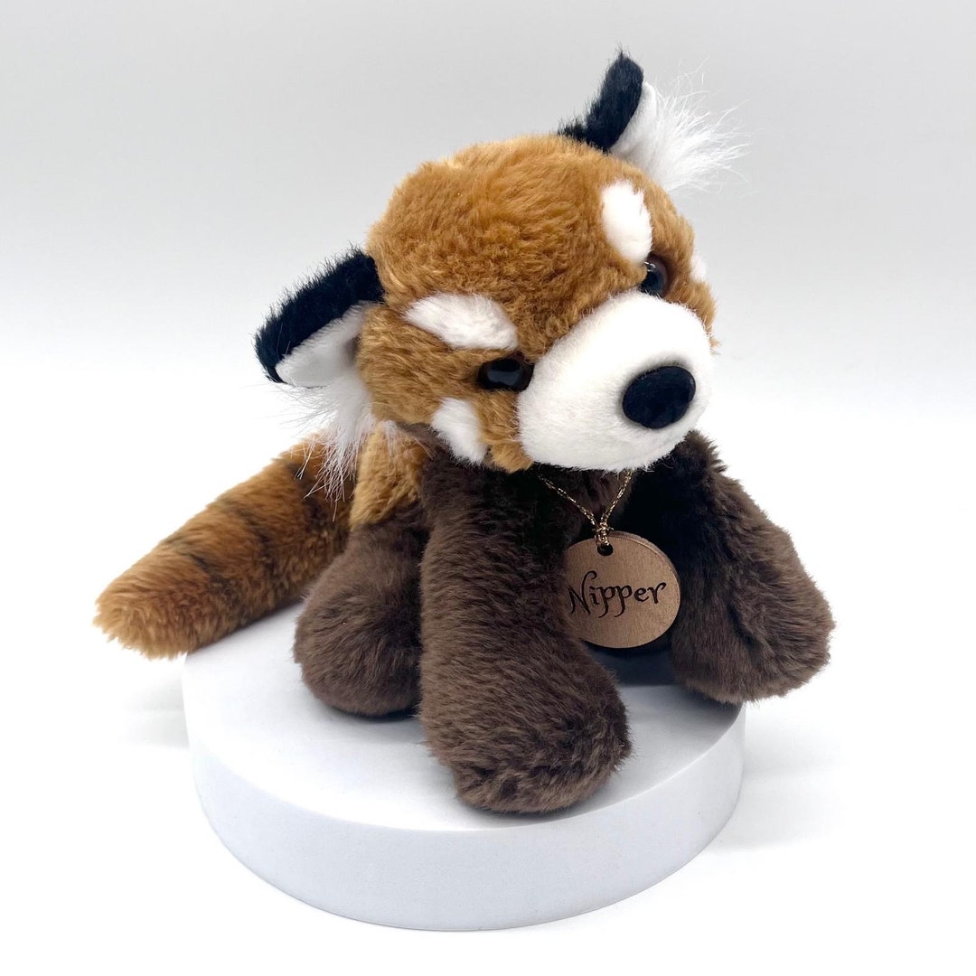 Nipper upcycled Red Panda Bear by Second Hugs/teddy/ Pre Loved/handmade Clothes/ Bespoke Bear ...