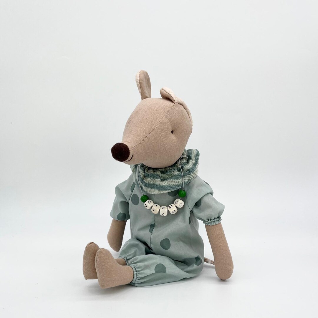 Gizmo the Mouse - Upcycled Soft Toy by Second Hugs / Recycled ...