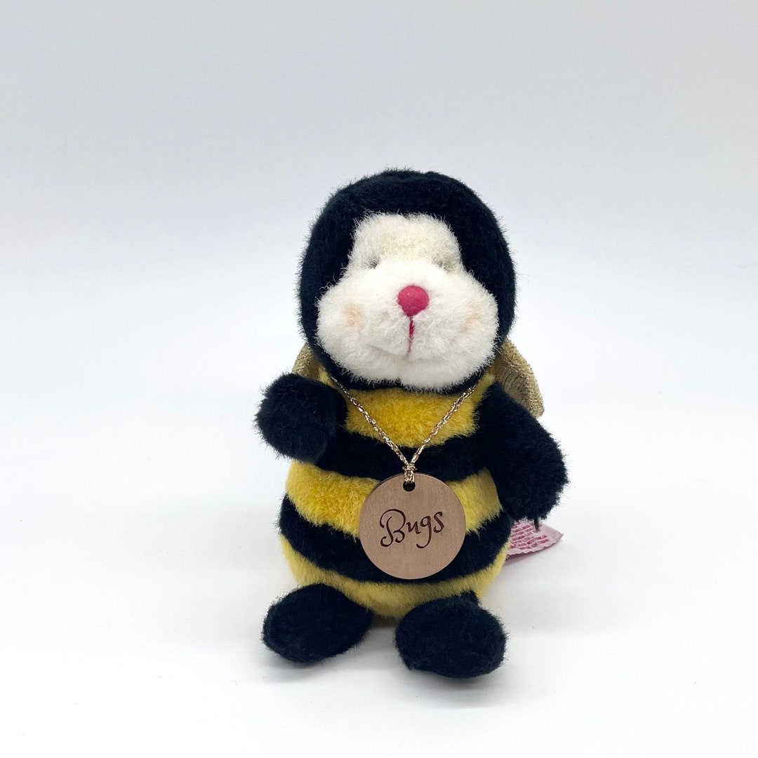 Bugs the Bumble Bee Upcycled Soft Toy by Second Hugs/cuddly Toy/ Cuddle ...