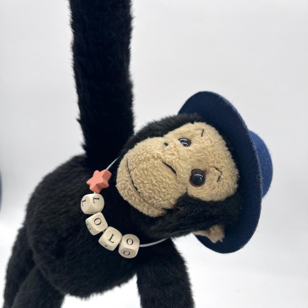 Lolo the Monkey Upcycled Soft Toy by Second Hugs/cuddly Toy/ Monkey ...