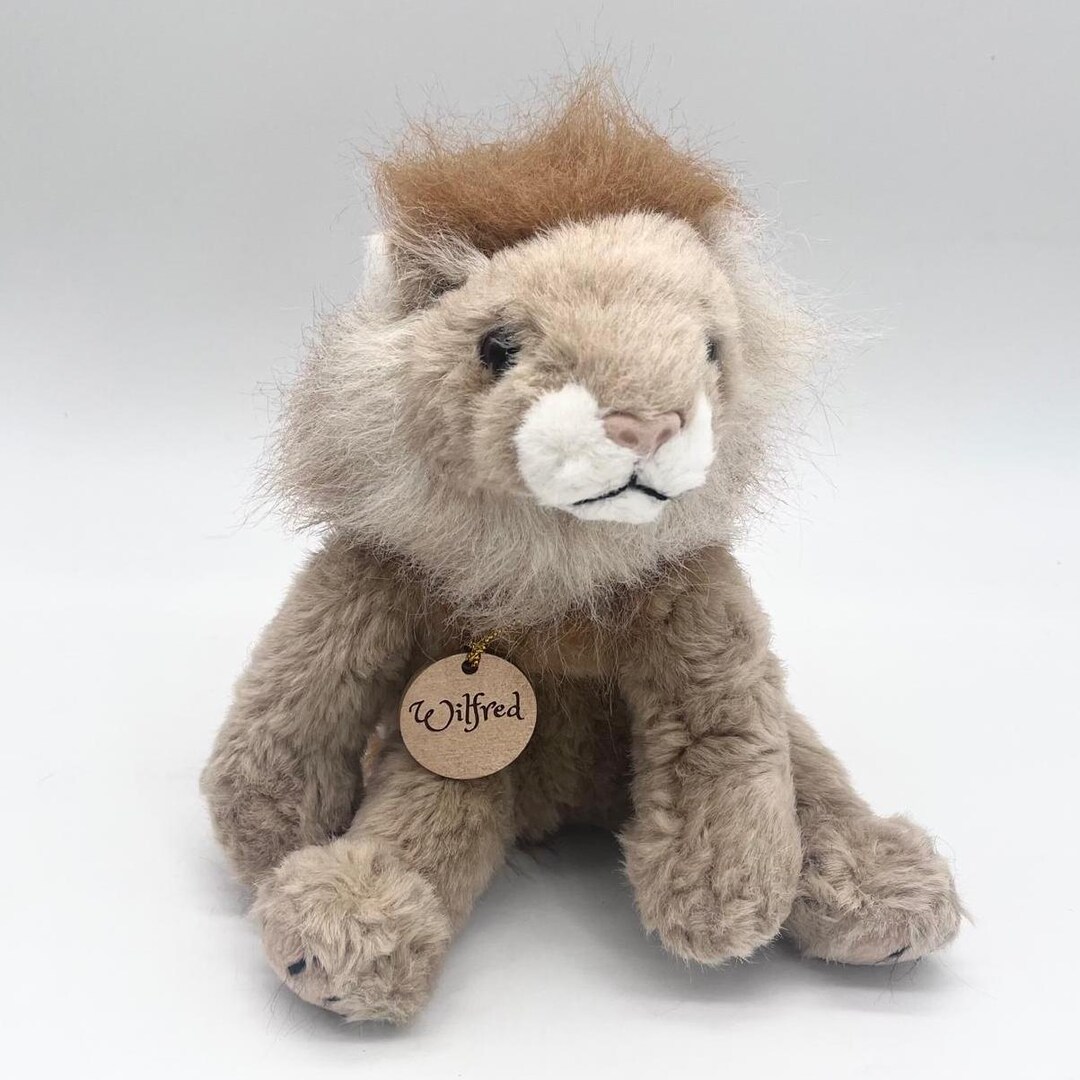 Wilfred the Lion Upcycled Soft Toy by Second Hugs / Recycled ...