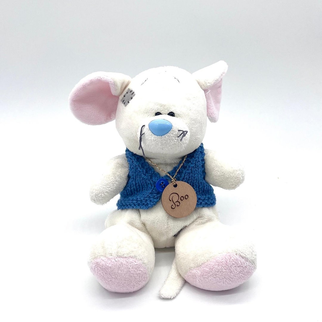 Boo the Mouse - Upcycled Soft Toy by Second Hugs / Mouse Soft Toy ...