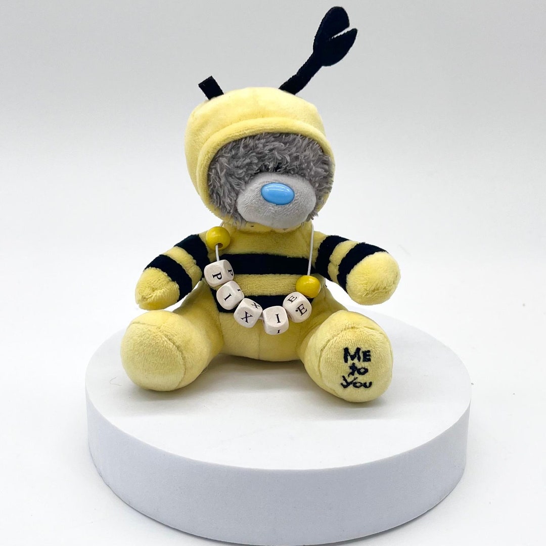 Pixie the Bumble Bee Upcycled Soft Toy by Second Hugs / Cuddly Toy ...