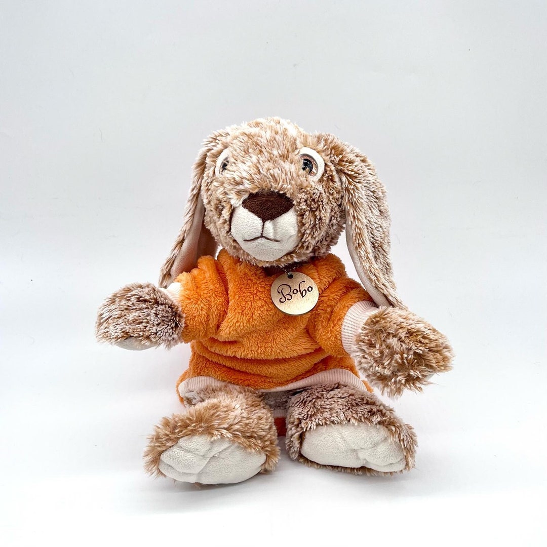 Bobo Bunny Rabbit Upcycled Soft Toy by Second Hugs/cuddly Toy/ Bunny ...