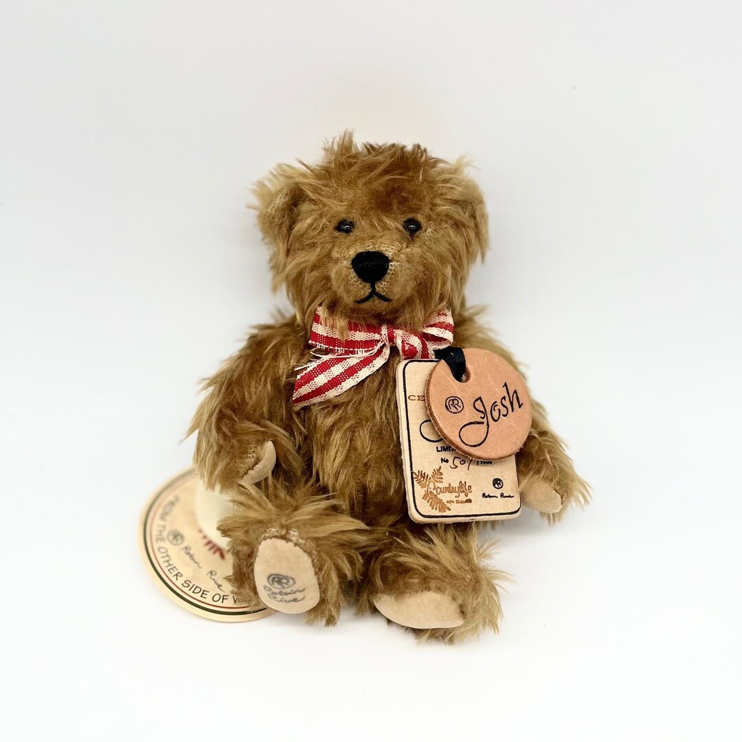 Josh the Robin Rive Miniature Collectors Bear by Second Hugs / Recycled ...
