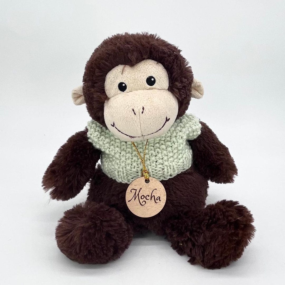 Mocha the Monkey - Upcycled Soft Toy by Second Hugs / Recycled ...