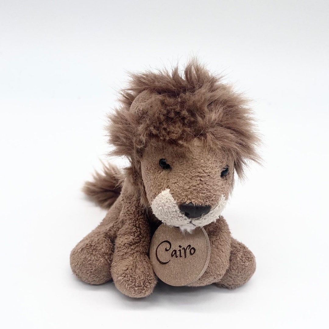 Cairo the Lion Upcycled Soft Toy by Second Hugs / Recycled Sustainable Gift / Eco-friendly Soft ...