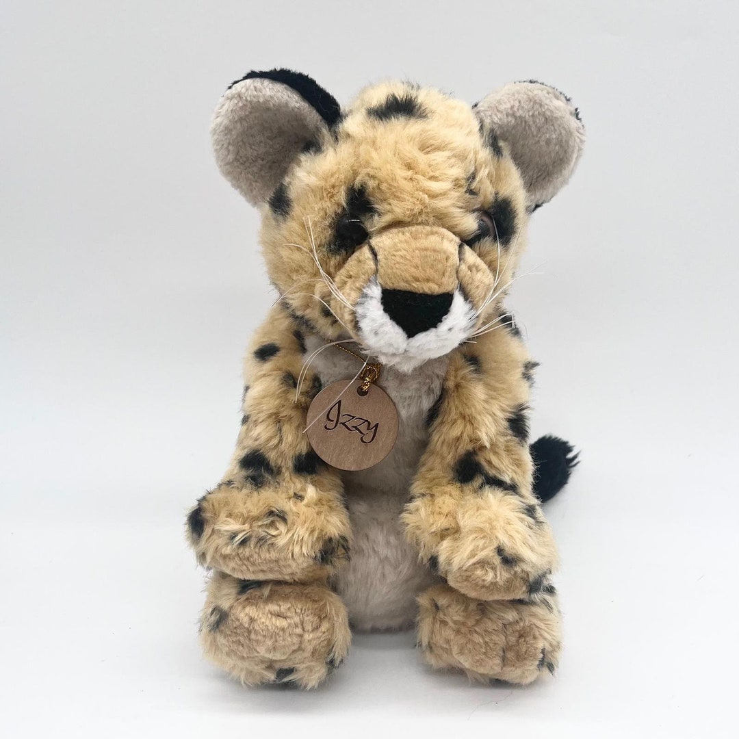 Izzy the Leopard Upcycled Soft Toy by Second Hugs / Recycled ...