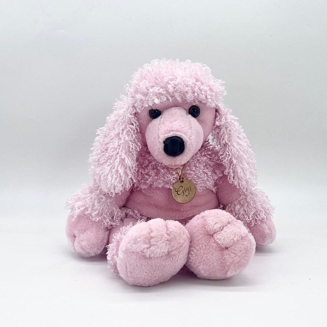 Gigi the Pink Poodle - Upcycled Soft Toy by Second Hugs / Recycled ...