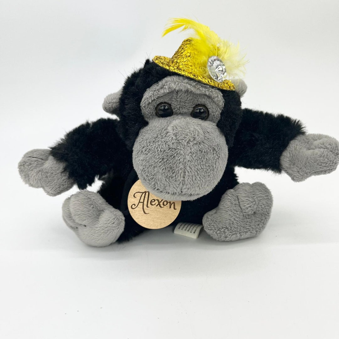 Alexon the Gorilla Upcycled Soft Toy by Second Hugs / Recycled ...