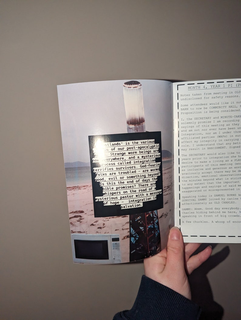 Issue 3 Lostlands: Dystopian Sci-fi Zine - Etsy