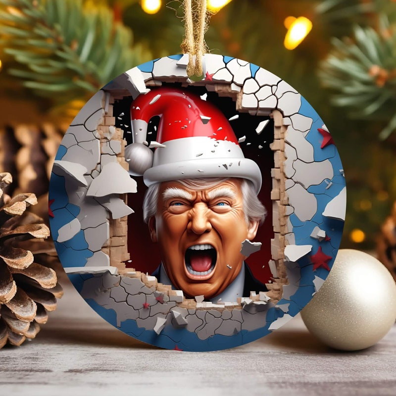 Trump Christmas Ornament - Etsy