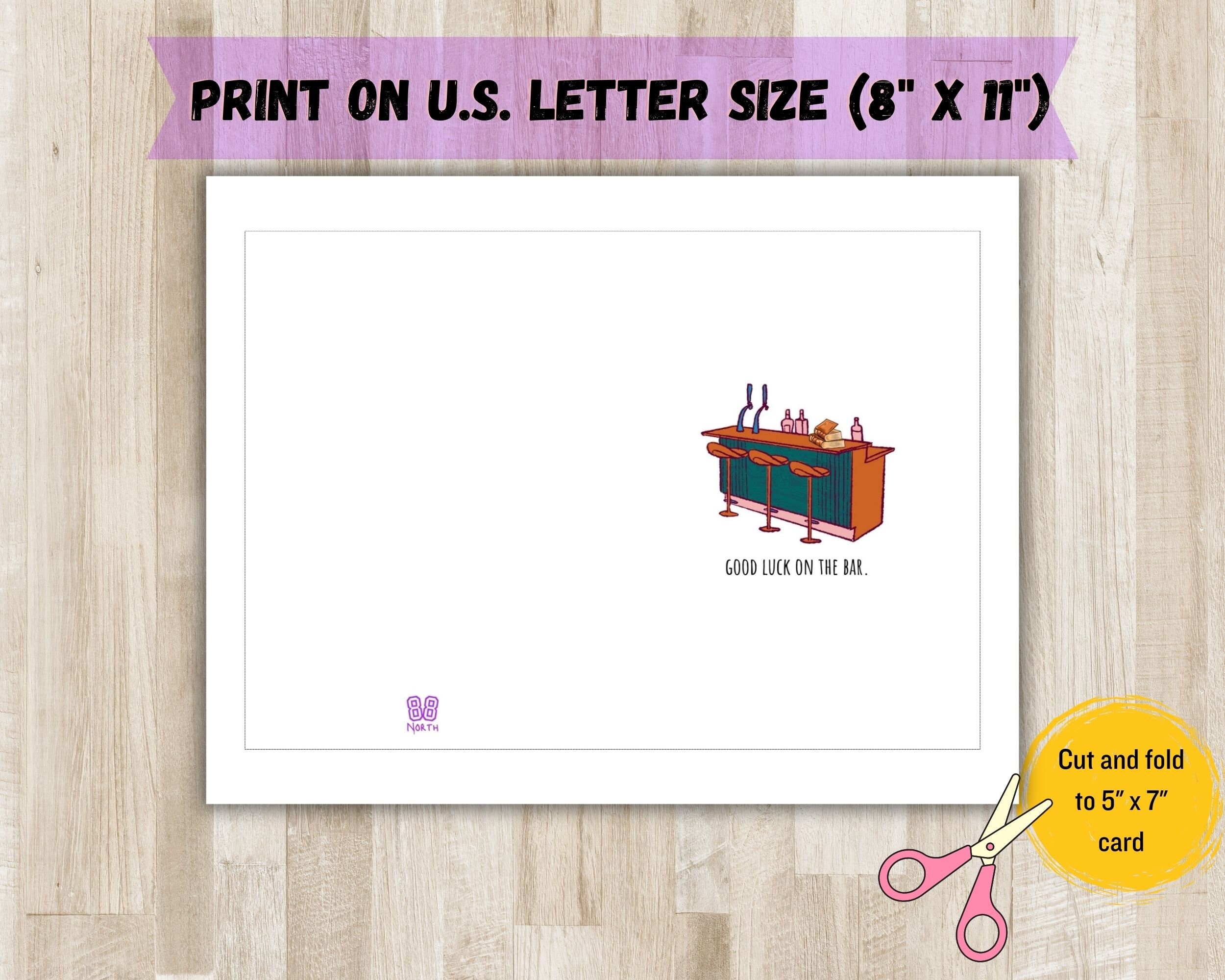 Bar Exam Card; Good Luck on the Bar Card; Law School Graduation Card ...