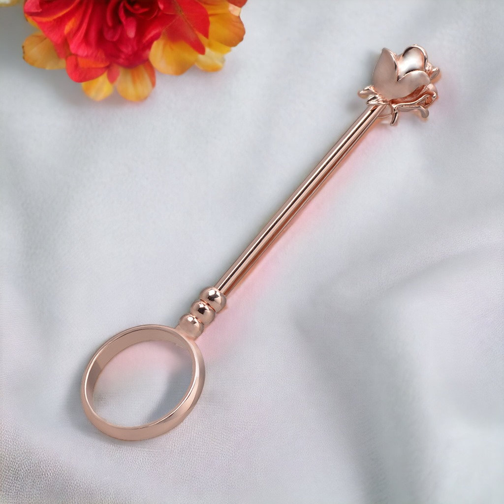 Cigarette Holder Ring Rose Metal Cigarette Holder Smoking Copper Faucet ...