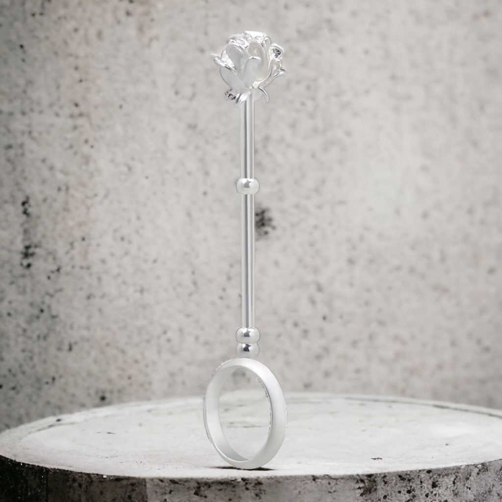 Cigarette Holder Ring Rose Metal Cigarette Holder Smoking Copper Faucet ...