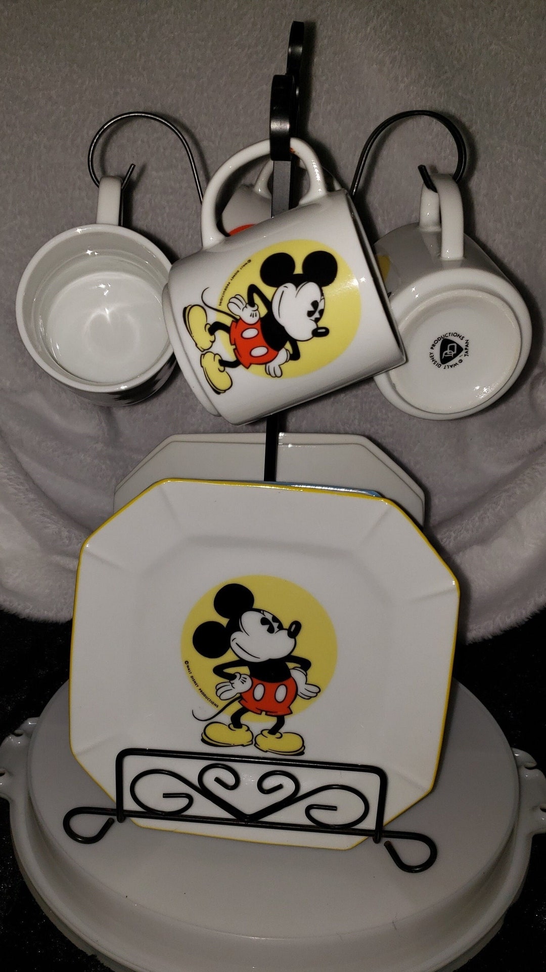 Walt Disney Plate and Mug Set - Etsy