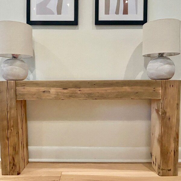 Beam Console Table - Etsy