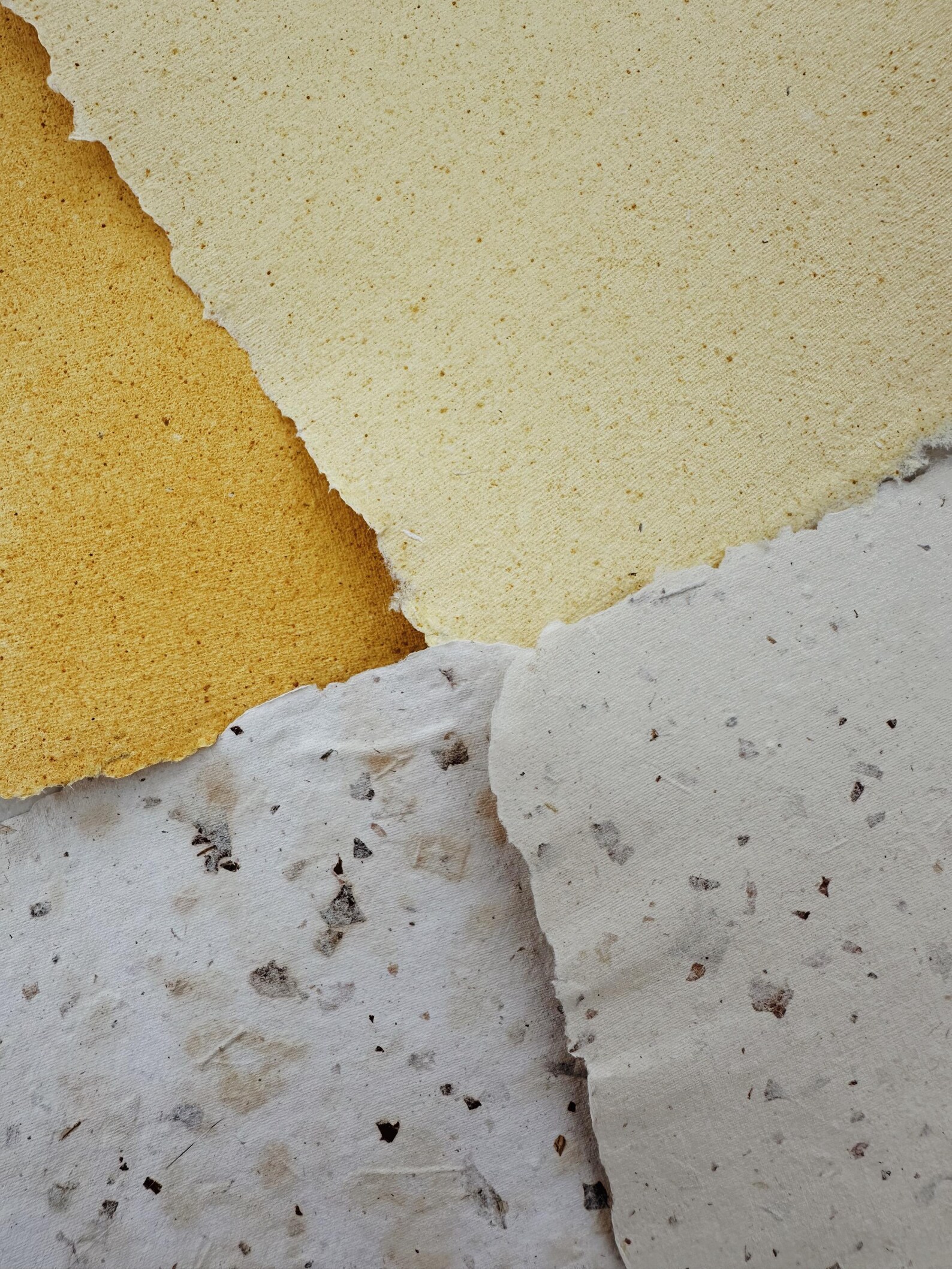 Recycled Handmade Paper | Scrapbooking Paper Set | Natural Paper ...
