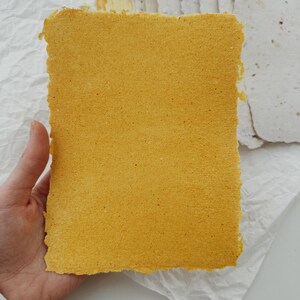 Recycled Handmade Paper | Scrapbooking Paper Set | Natural Paper ...
