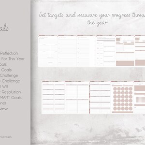 Mid Year Planner, 2024 2025 Digital Planner, Minimalist Planner ...