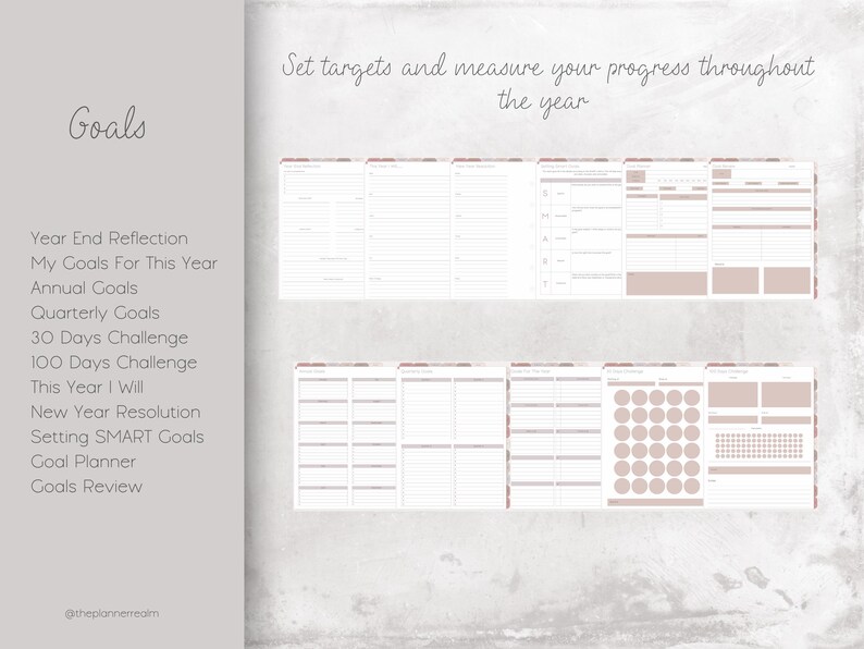 Mid Year Planner, 2024 2025 Digital Planner, Minimalist Planner ...