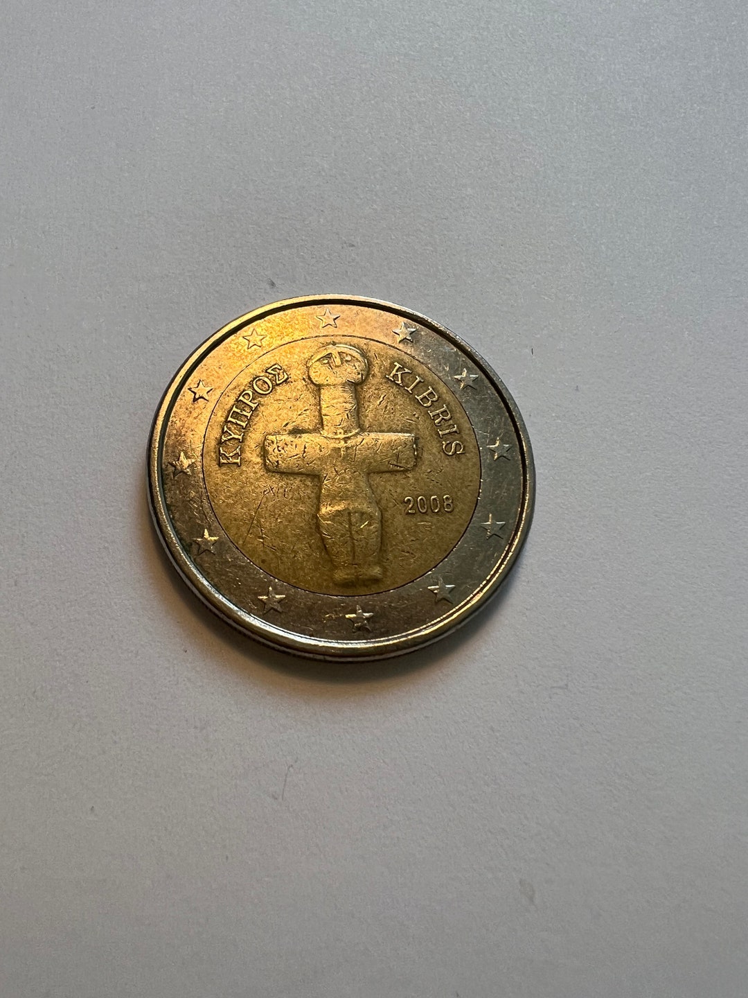 2 Euro Coin Cyprus 2008 - Etsy
