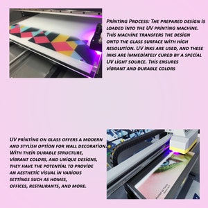 Fractal Tempered Glass Art -abstract Wall Art-office Wall Glass Print ...