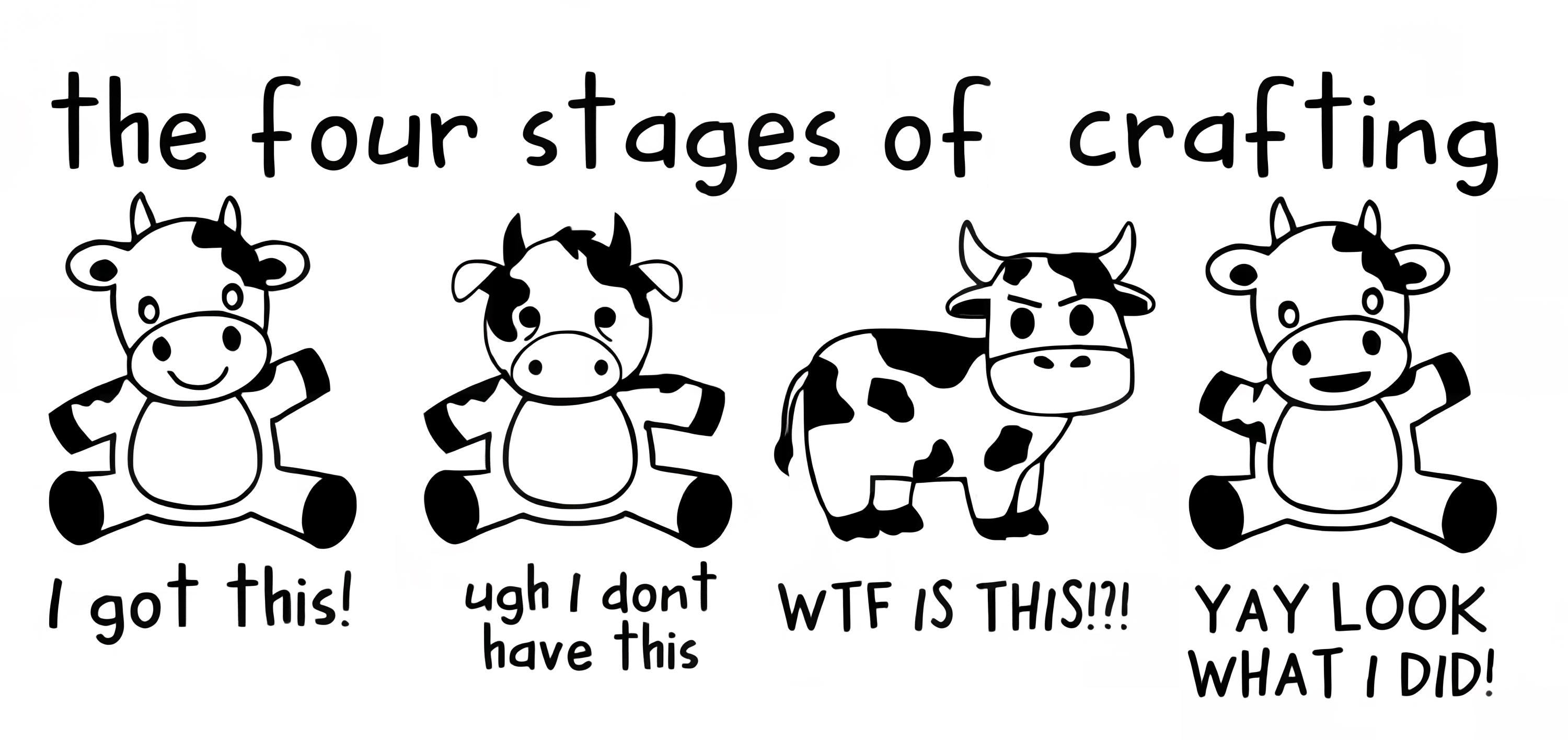 Four Stages of Crafting - Etsy