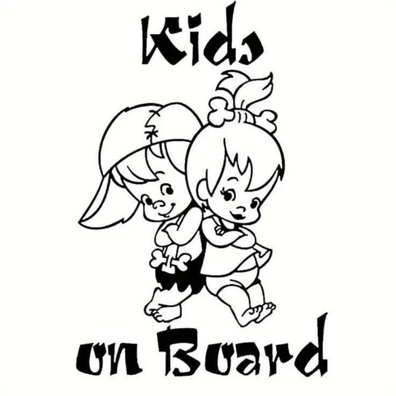 KIDS ON BOARD - Etsy