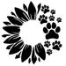 SUNFLOWER PAW PRINT - Etsy
