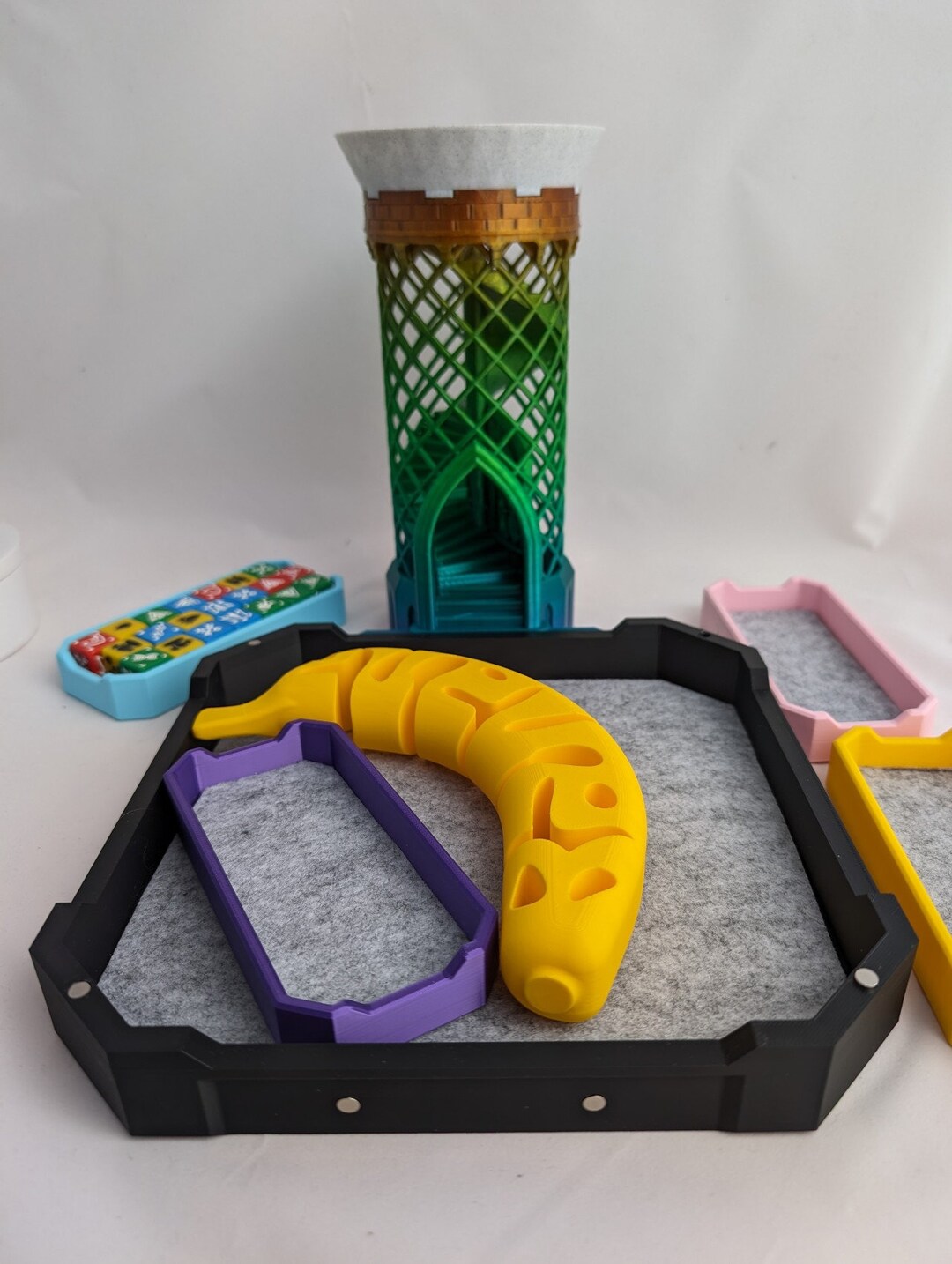 Big Dice Tray With Side Trays magcon Optional Lid & Attachable Side ...