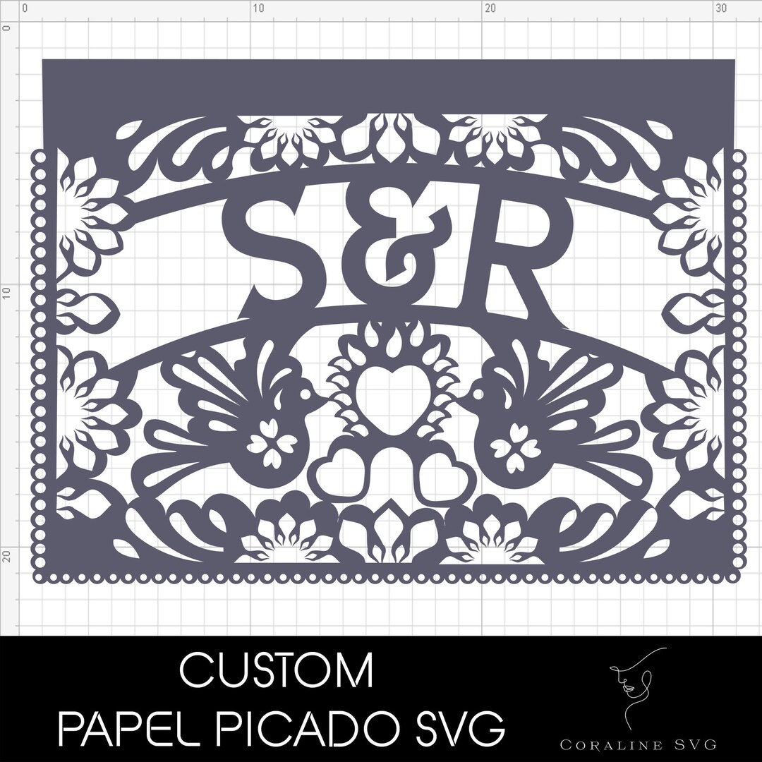 Personalized Papel Picado Banners, Custom Fiesta Svg, Custom Wedding ...
