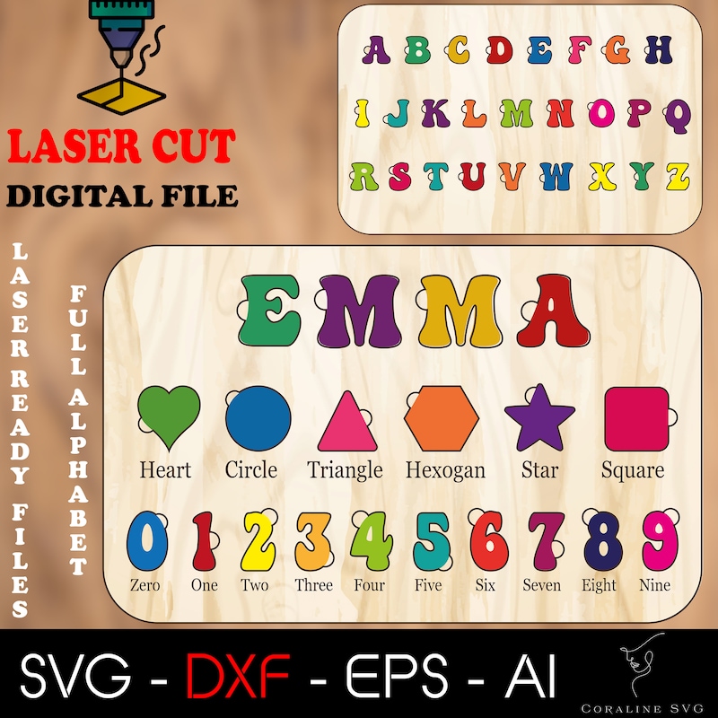 Laser Cut Names - Etsy