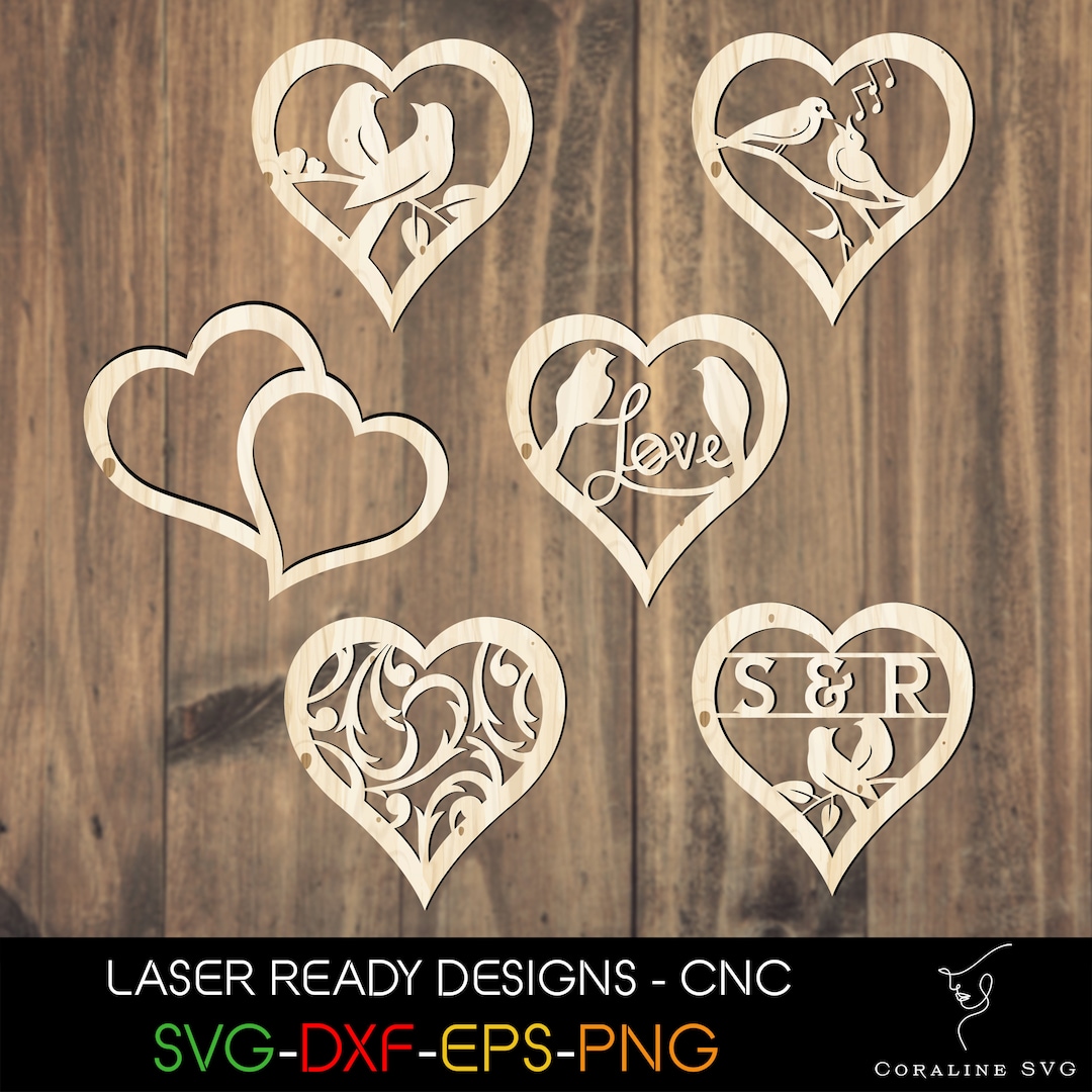 Valentine's Day Svg, Hearts DXF File, Valentine’s Dxf, Love Dxf, Hearts ...