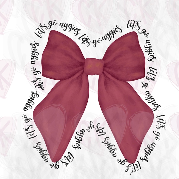 Maroon Bow - Etsy